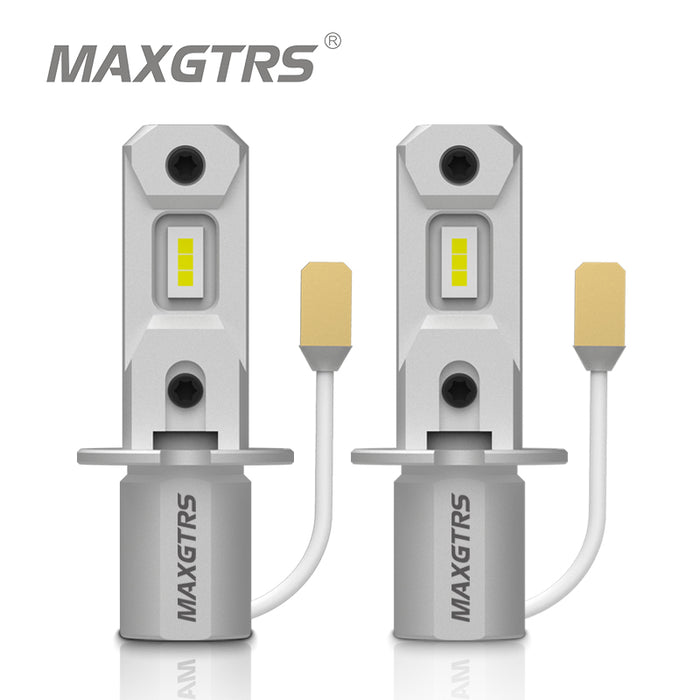 H3 Led Bulb 2PCS S - 6000K Xenon White, 24-SMD For High Beam/Fog/DRL ...