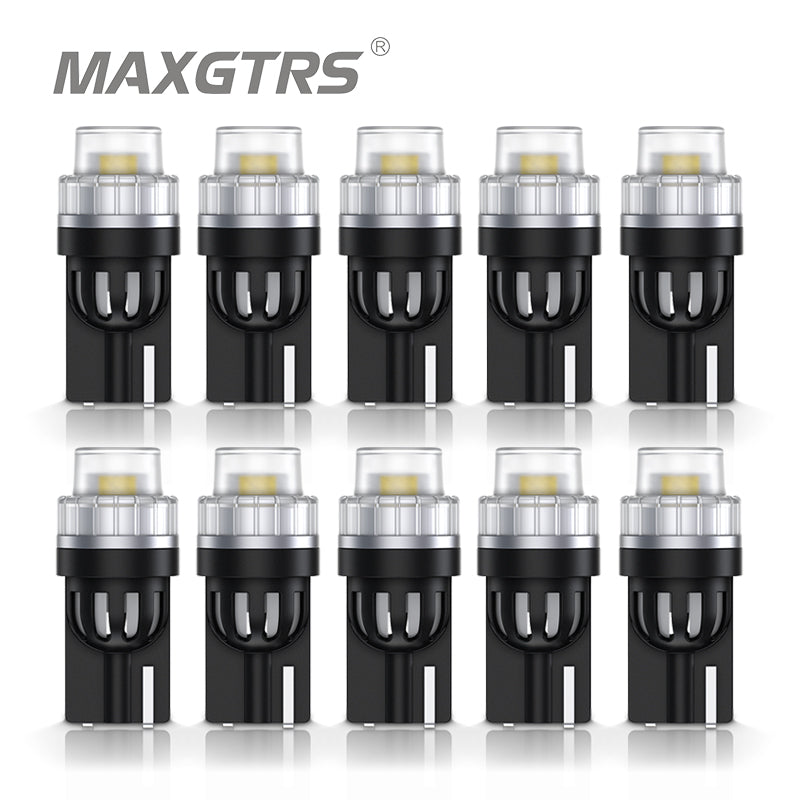 10x T10 194 168 Led Bulb w5w 3020 Chip Car DRL Clearance Lights Readin ...